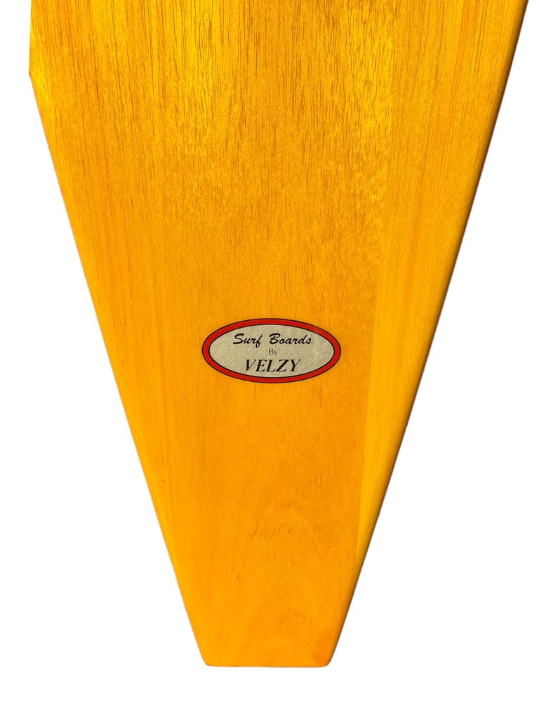 1940s Replica Dale Velzy Golden Balsawood King Kamehameha Hot Curl ...