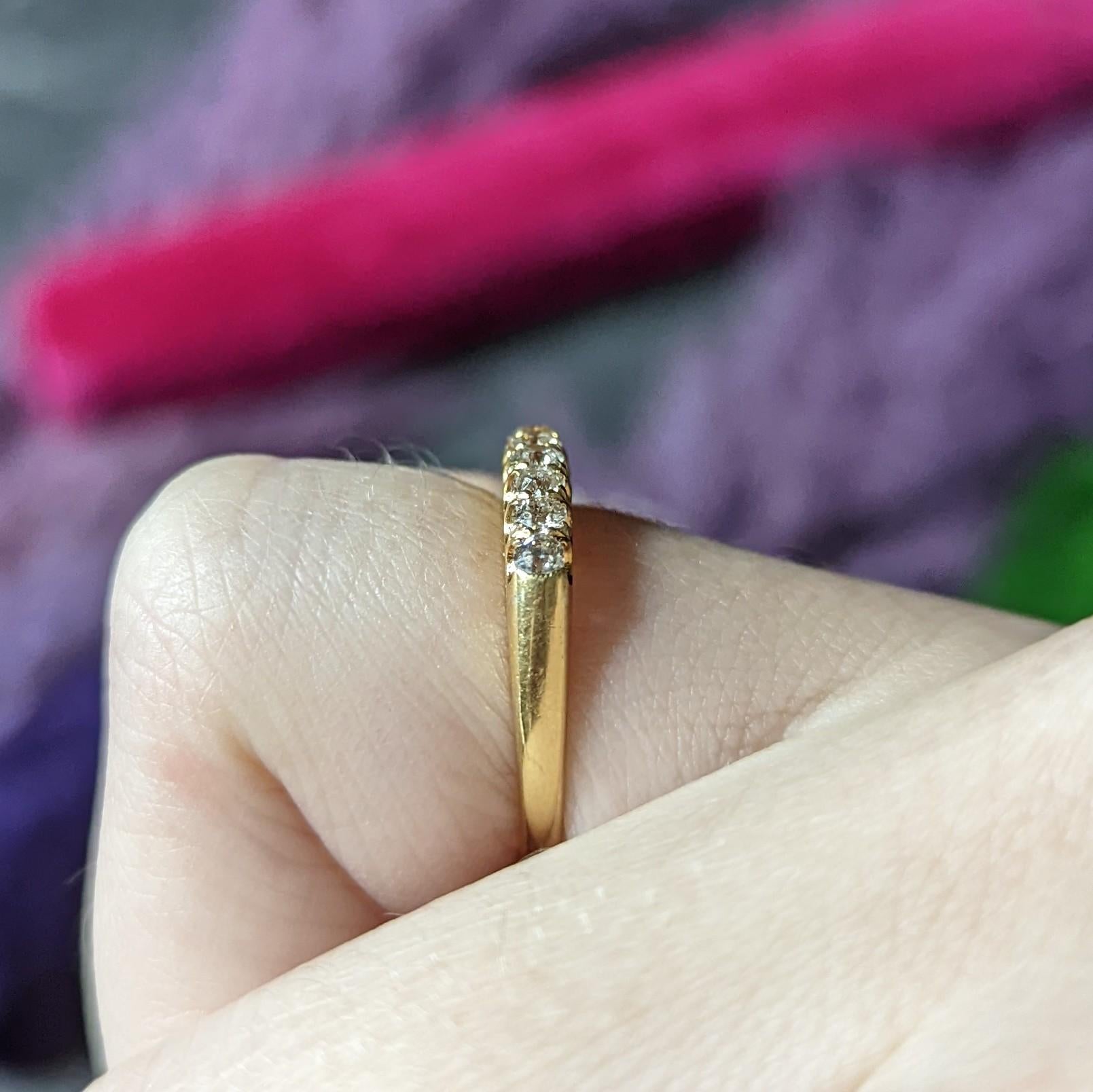 1940's Retro 0.35 Diamond 14 Karat Yellow Gold Vintage Fishtail ...