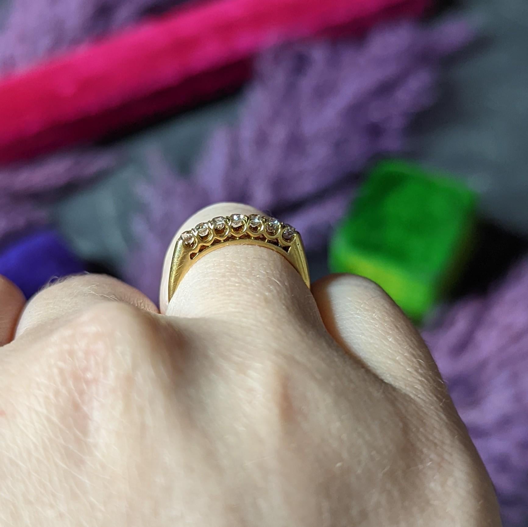 1940's Retro 0.35 Diamond 14 Karat Yellow Gold Vintage Fishtail ...