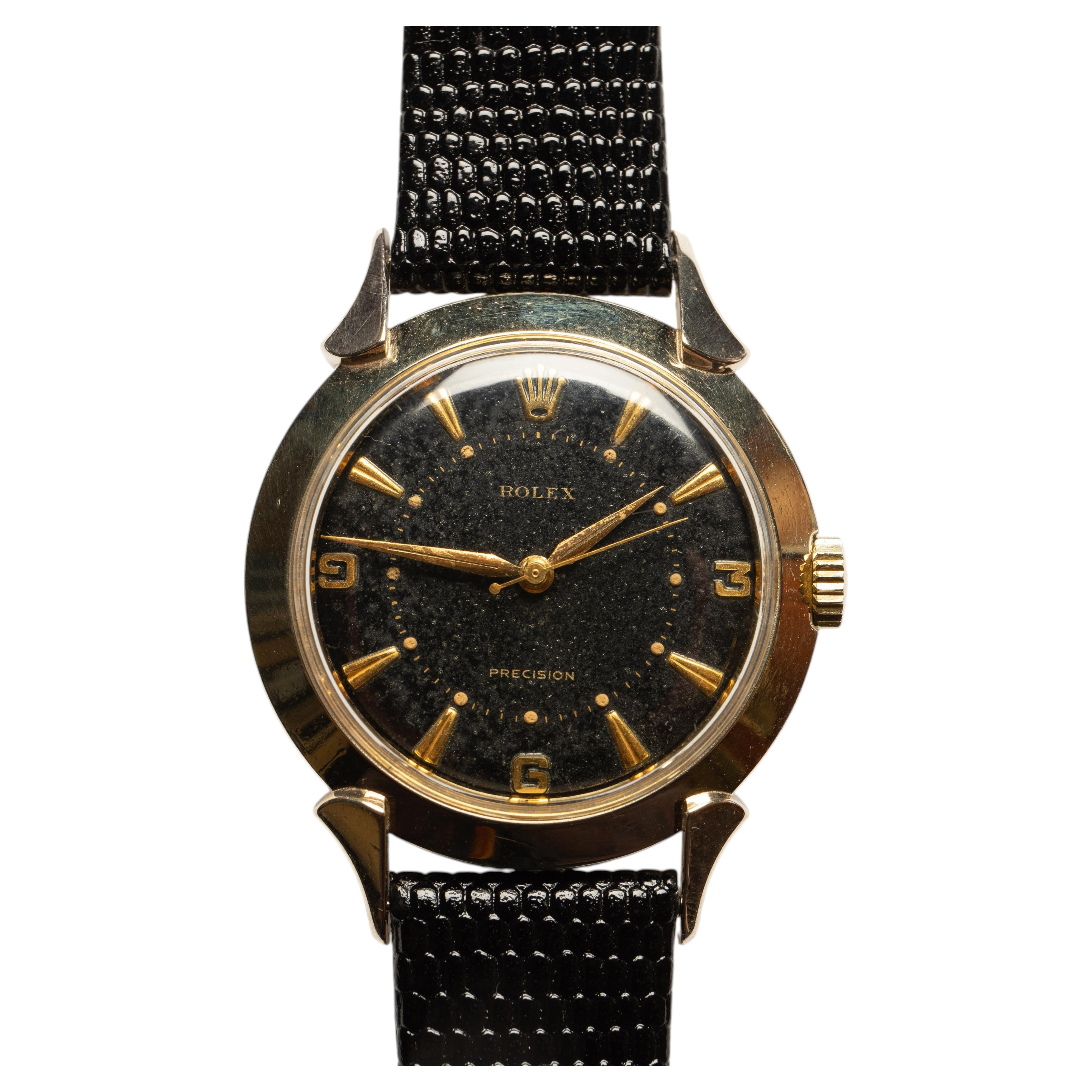 Rolex Vintage Gold Top and Steel back Larger Manual Wind Wrist Watch at ...