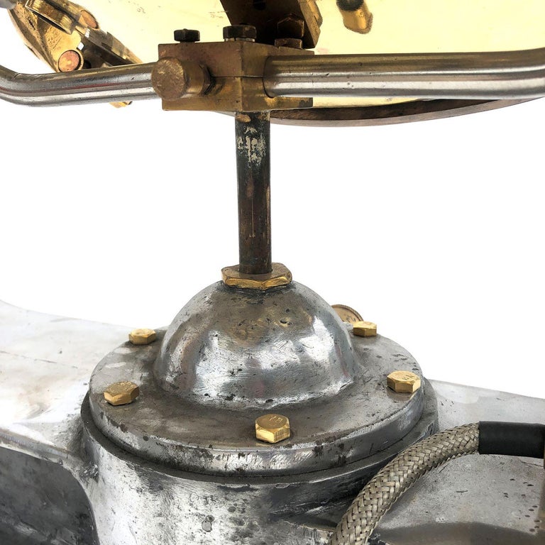 1940s Rotherham's British Brass, Bronze and Aluminium Naval Searchlight ...