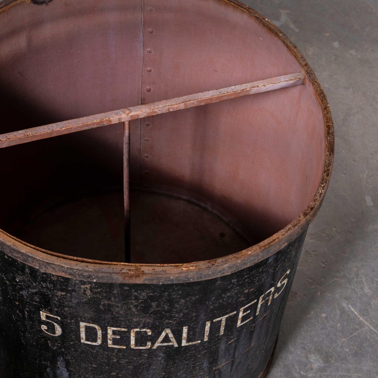 1940's Set of Three Dutch Brewers Measuring Buckets For Sale at 1stDibs