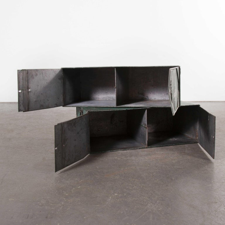 1940s Set of Two British Military Metal Storage Boxes at 1stDibs