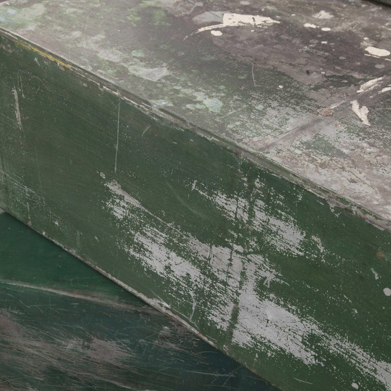 1940s Set of Two British Military Metal Storage Boxes at 1stDibs