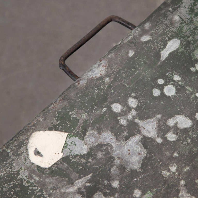 1940s Set of Two British Military Metal Storage Boxes at 1stDibs