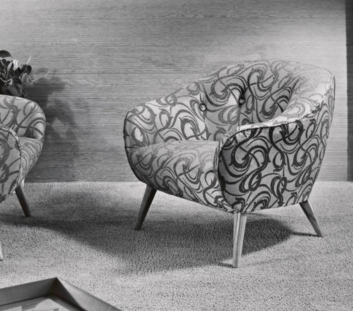 1940s Sherman Bertram California Modernist Lounge Chair For Sale at 1stDibs