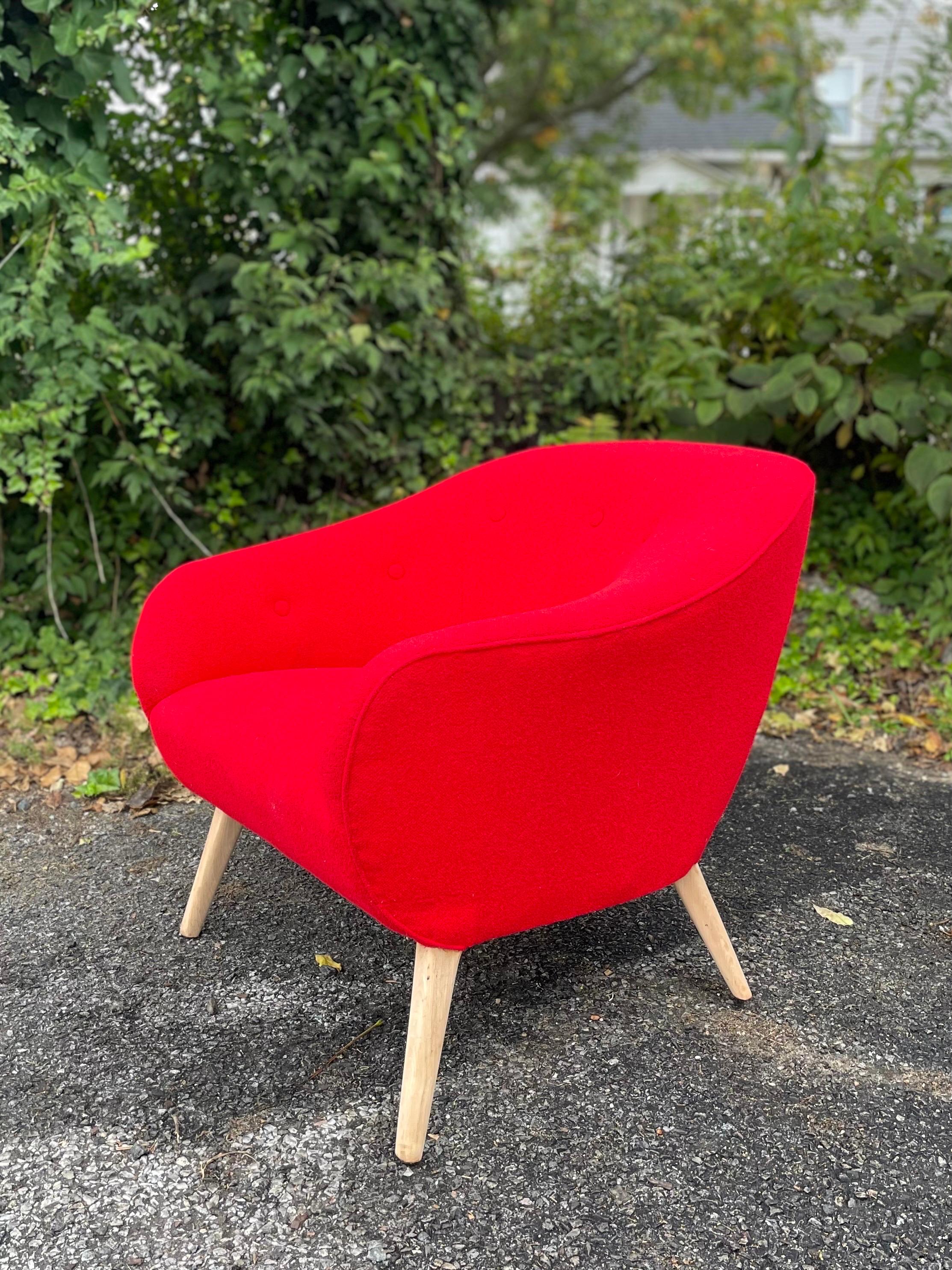 1940s Sherman Bertram California Modernist Lounge Chair For Sale at 1stDibs