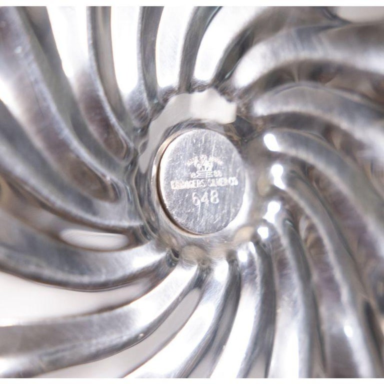 1940s Silver Plate Two Tier Tray Dessert Server For Sale at 1stDibs