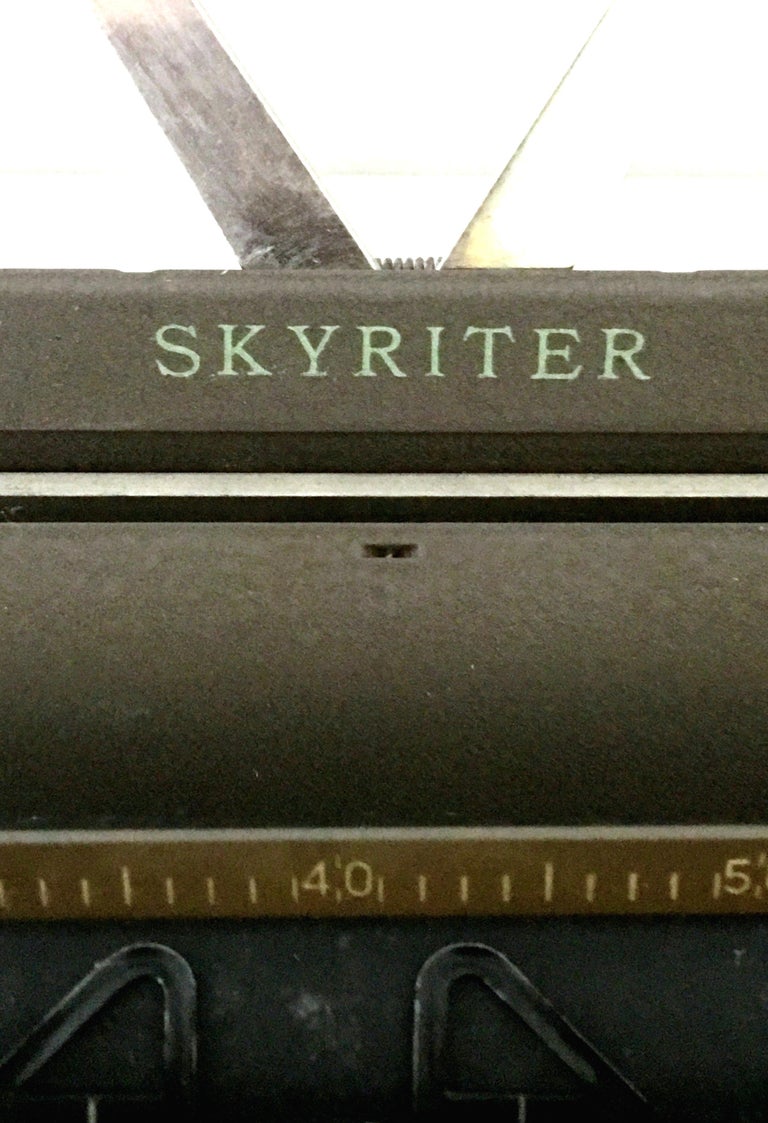 1940'S "Skywriter" Portable Typewriter by, L.C. Smith and Corono at 1stDibs