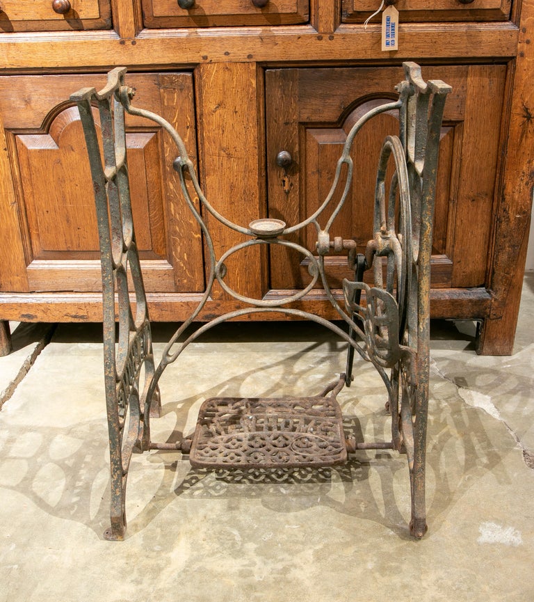 1940s Spanish Sewing Machine Iron Foot For Sale at 1stDibs