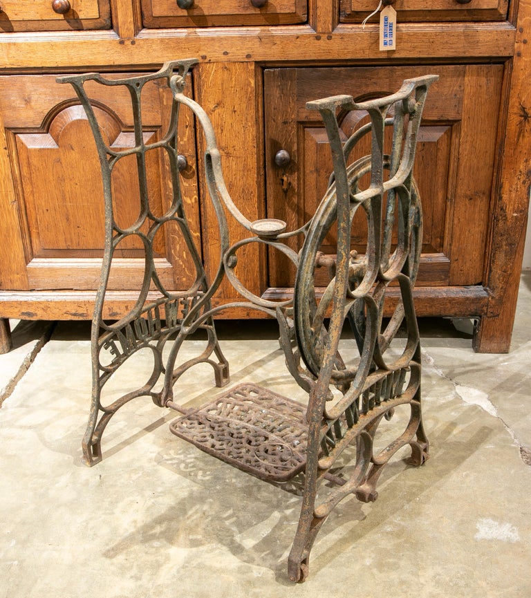 1940s Spanish Sewing Machine Iron Foot For Sale at 1stDibs
