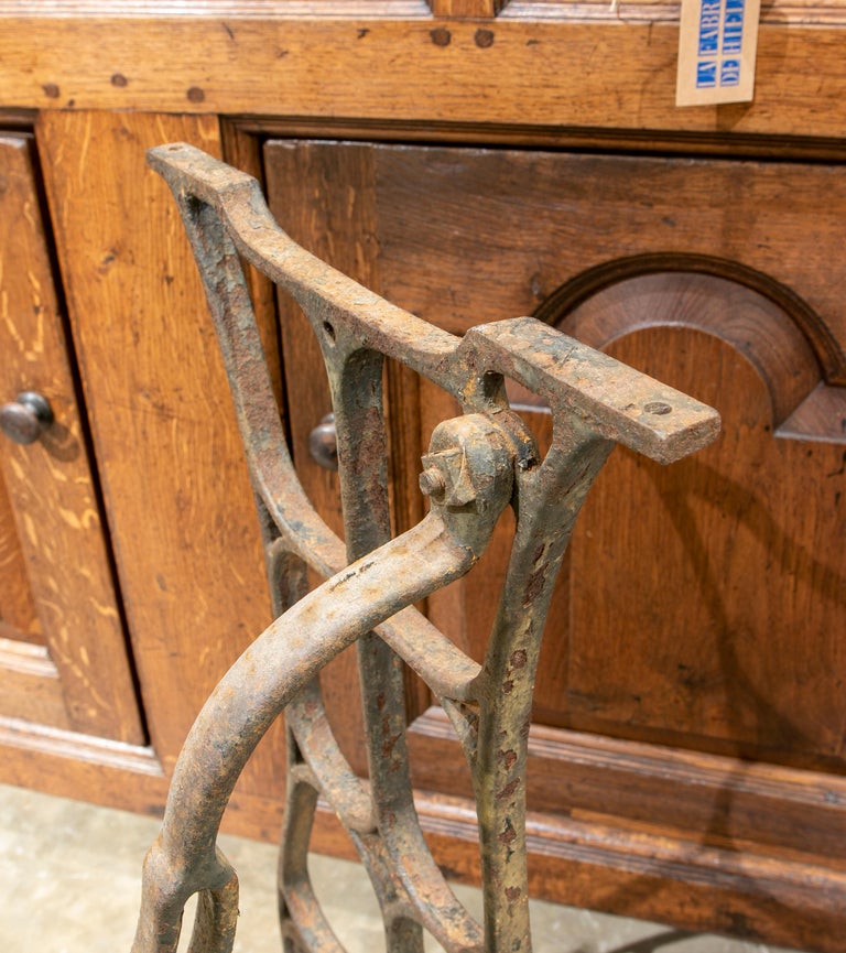1940s Spanish Sewing Machine Iron Foot For Sale at 1stDibs