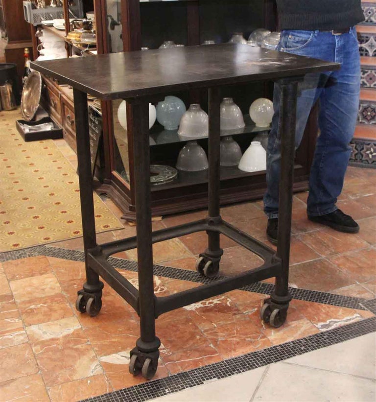 1940s Steel Rolling Work Table by The Ostrander Seymour Company For ...