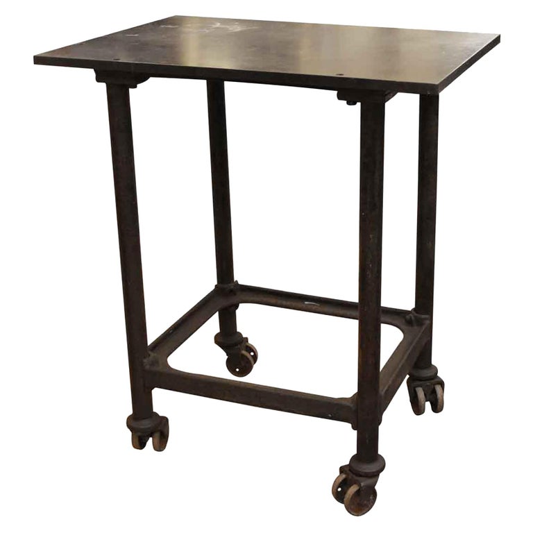 1940s Steel Rolling Work Table by The Ostrander Seymour Company For ...