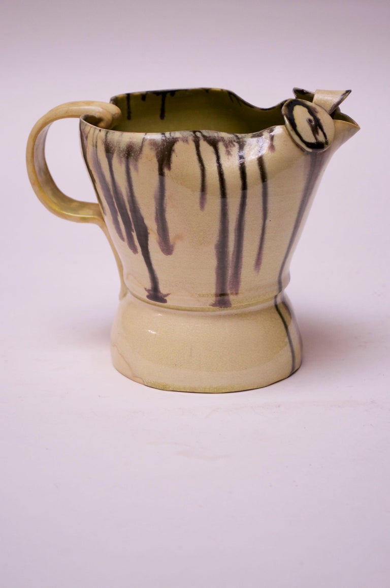 1940s Studio Pottery Chicken Pitcher by Emily Reinse For Sale at 1stDibs
