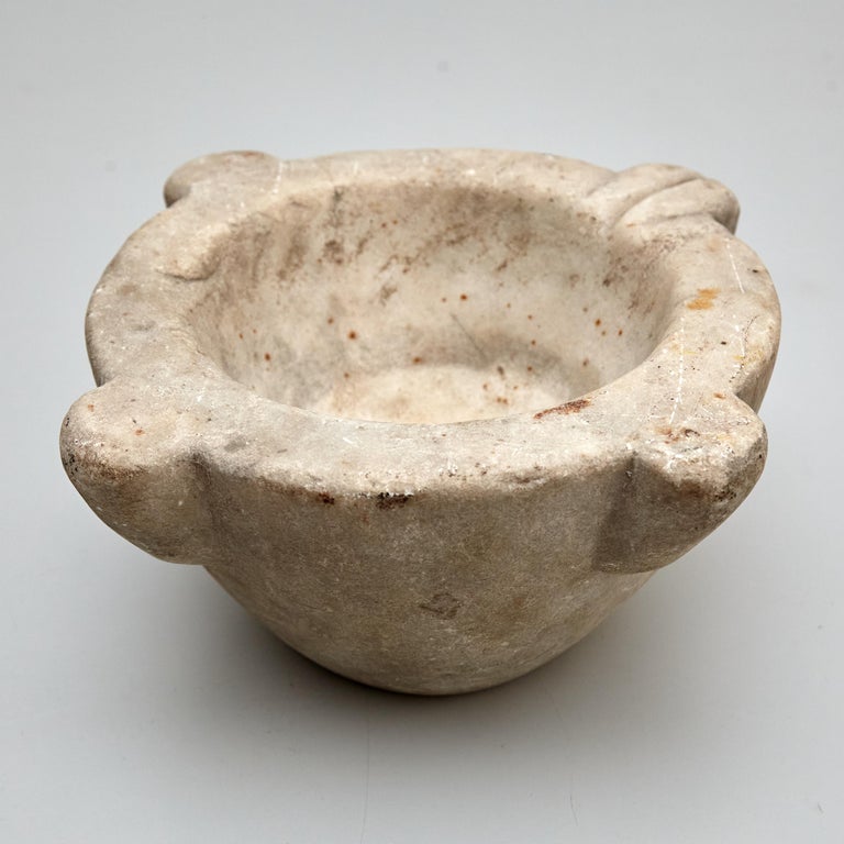 1940s Traditional Spanish Mortar, Authentic Vintage Stone and Wood ...