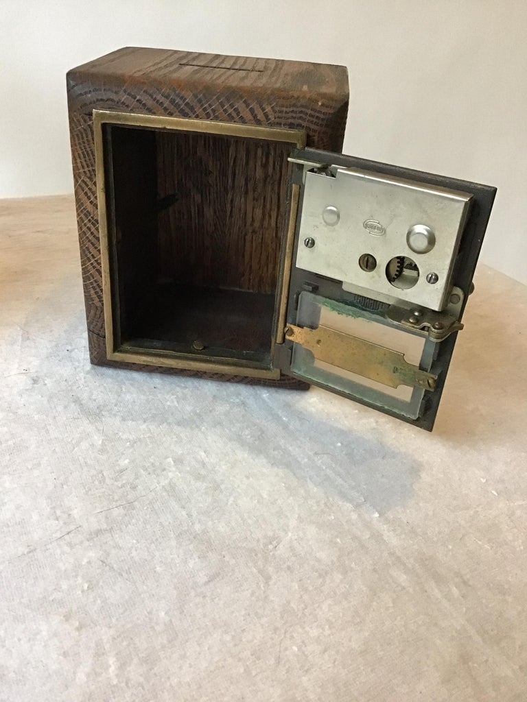 1940s Wood Bank by the Streeter Company at 1stDibs