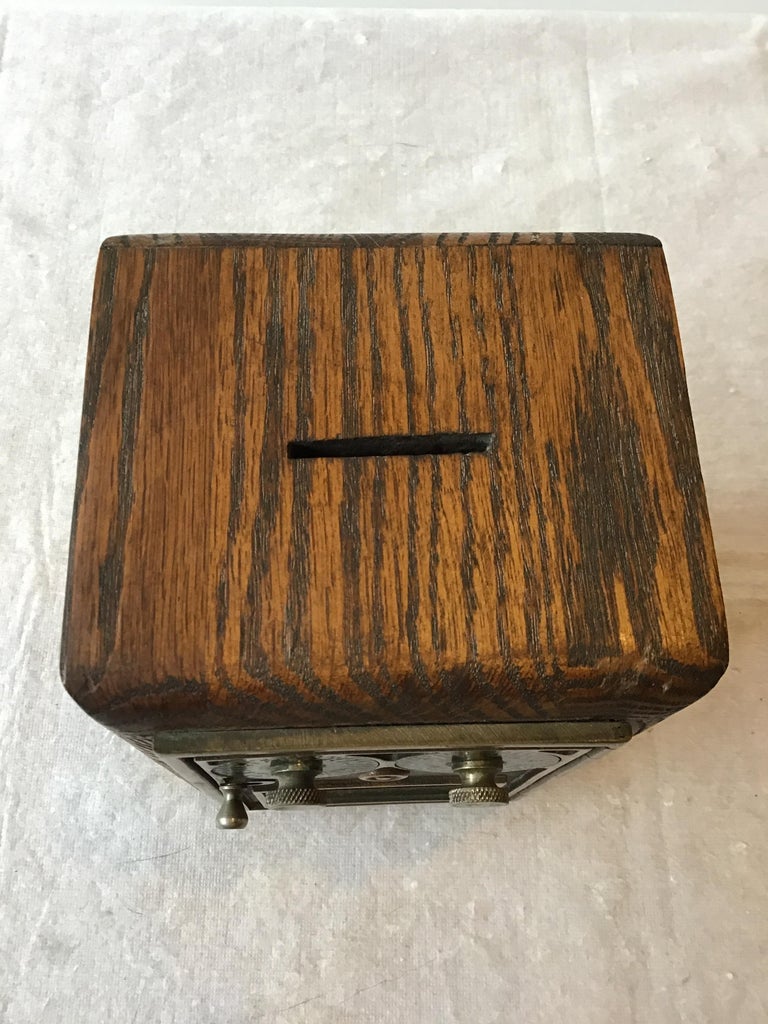 1940s Wood Bank by the Streeter Company at 1stDibs