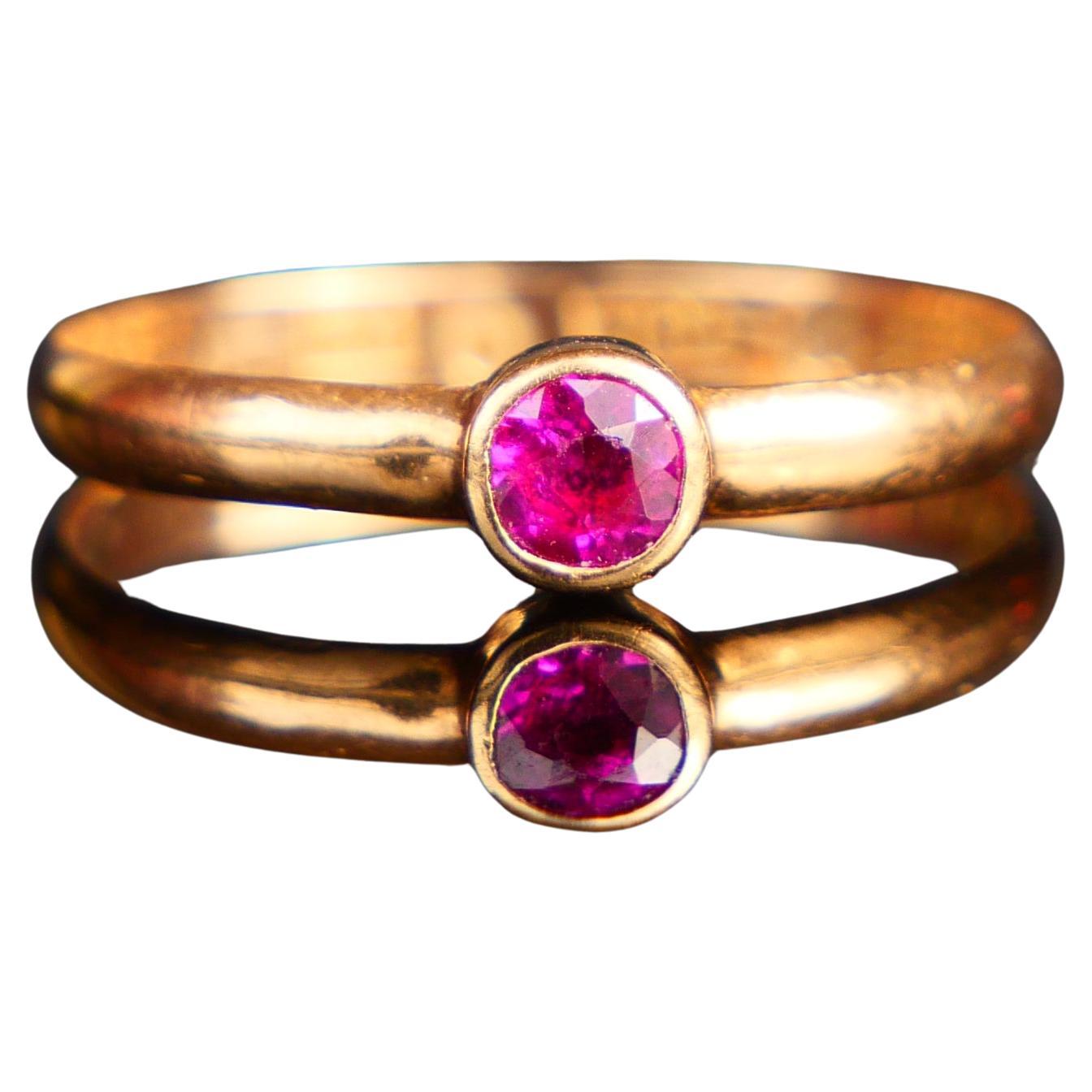 Antique Ruby Solitaire Rings - 519 For Sale at 1stDibs | solitaire ruby ...