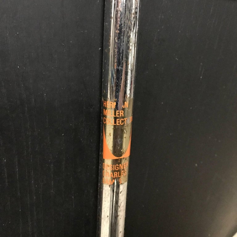 1946, Ray and Charles Eames for Herman Miller, Black LCM Chair For Sale ...