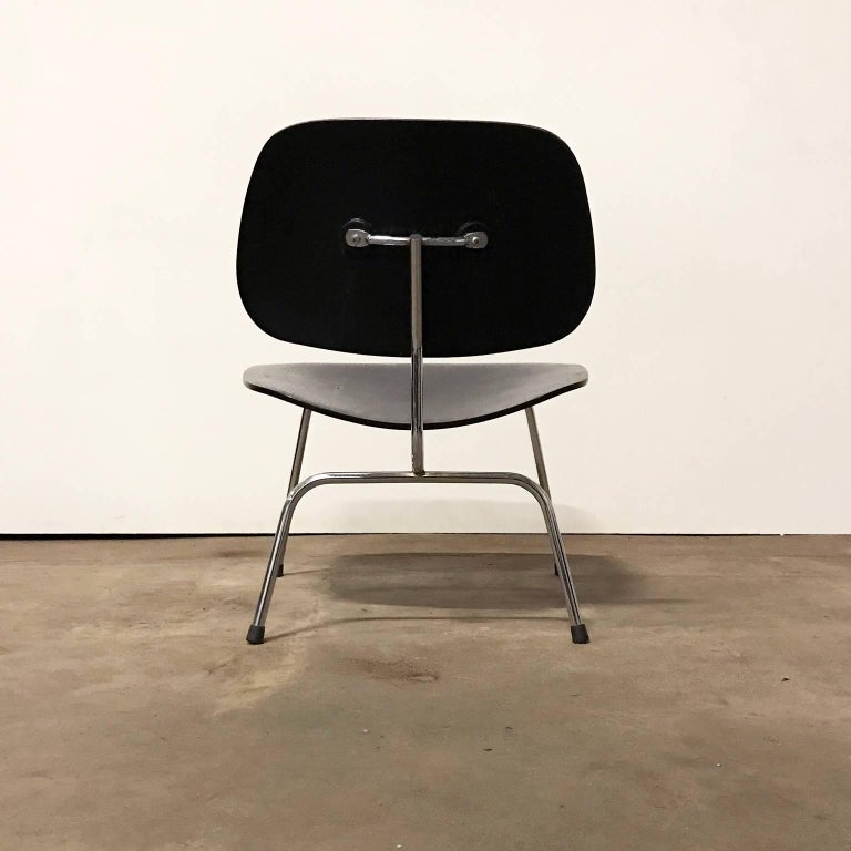 1946, Ray and Charles Eames for Herman Miller, Black LCM Chair For Sale ...
