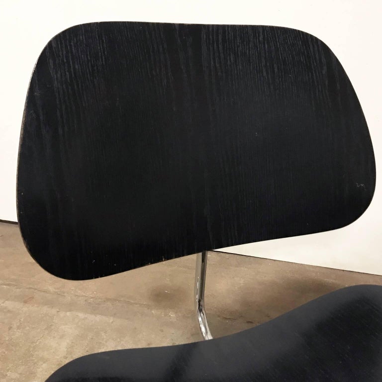 1946, Ray and Charles Eames for Herman Miller, Black LCM Chair For Sale ...