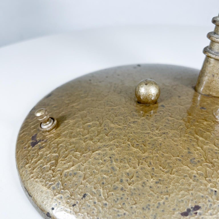 1947 Antiqued Gold Cobra Lamp by Jean Otis Reinecke for Faries MFG For ...