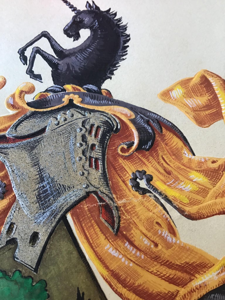 1947 Crest Painting For Sale at 1stDibs