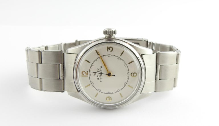 1947 Rolex Oyster Royal 4444 Stainless Steel Men's Watch Hand-Winding ...