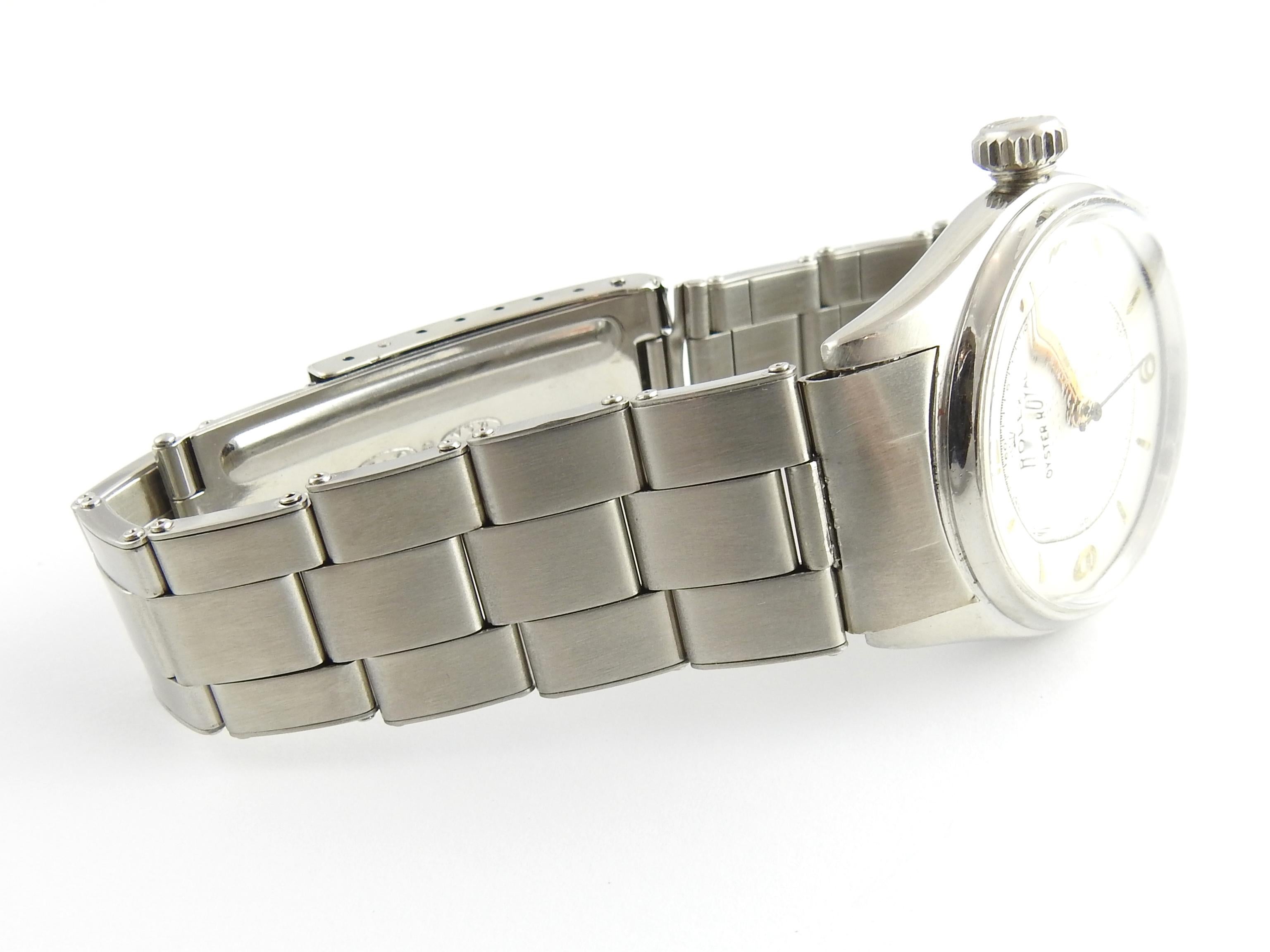 1947 Rolex Oyster Royal 4444 Stainless Steel Men''s Watch Hand-Winding ...