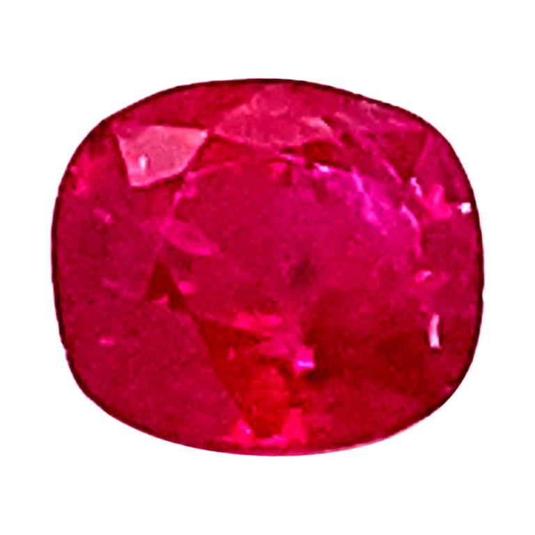 1.53 Carat GIA Certified Unheated Cushion-Cut Burmese Ruby at 1stDibs ...