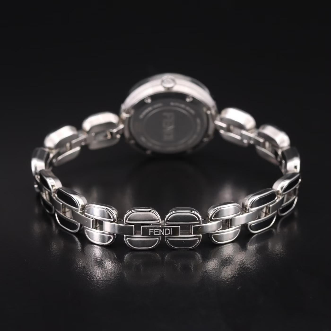 $1950 / FENDI / My Way Black Ceramic Ladies watch / Original Box and ...