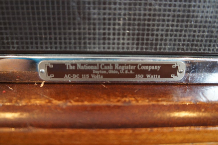 1950 Painted Wood Grain Ncr National Cash Register Machine Retro ...