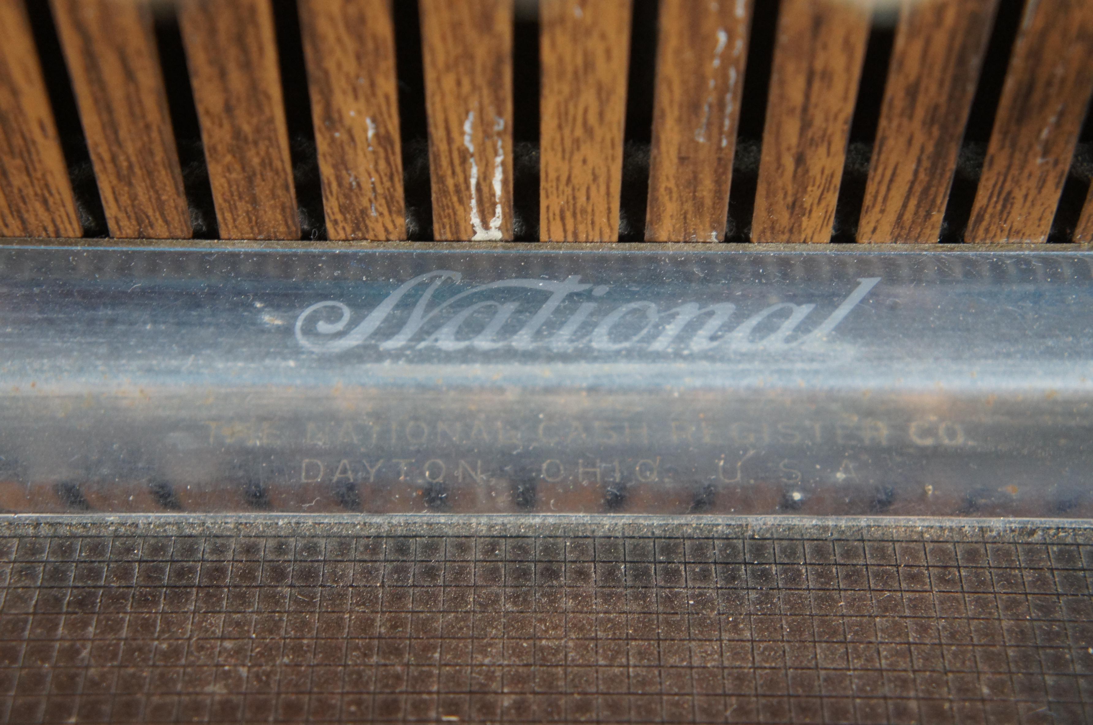 1950 Painted Wood Grain Ncr National Cash Register Machine Retro ...