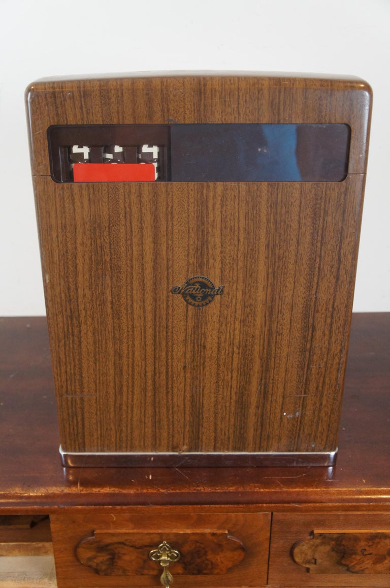1950 Painted Wood Grain Ncr National Cash Register Machine Retro ...
