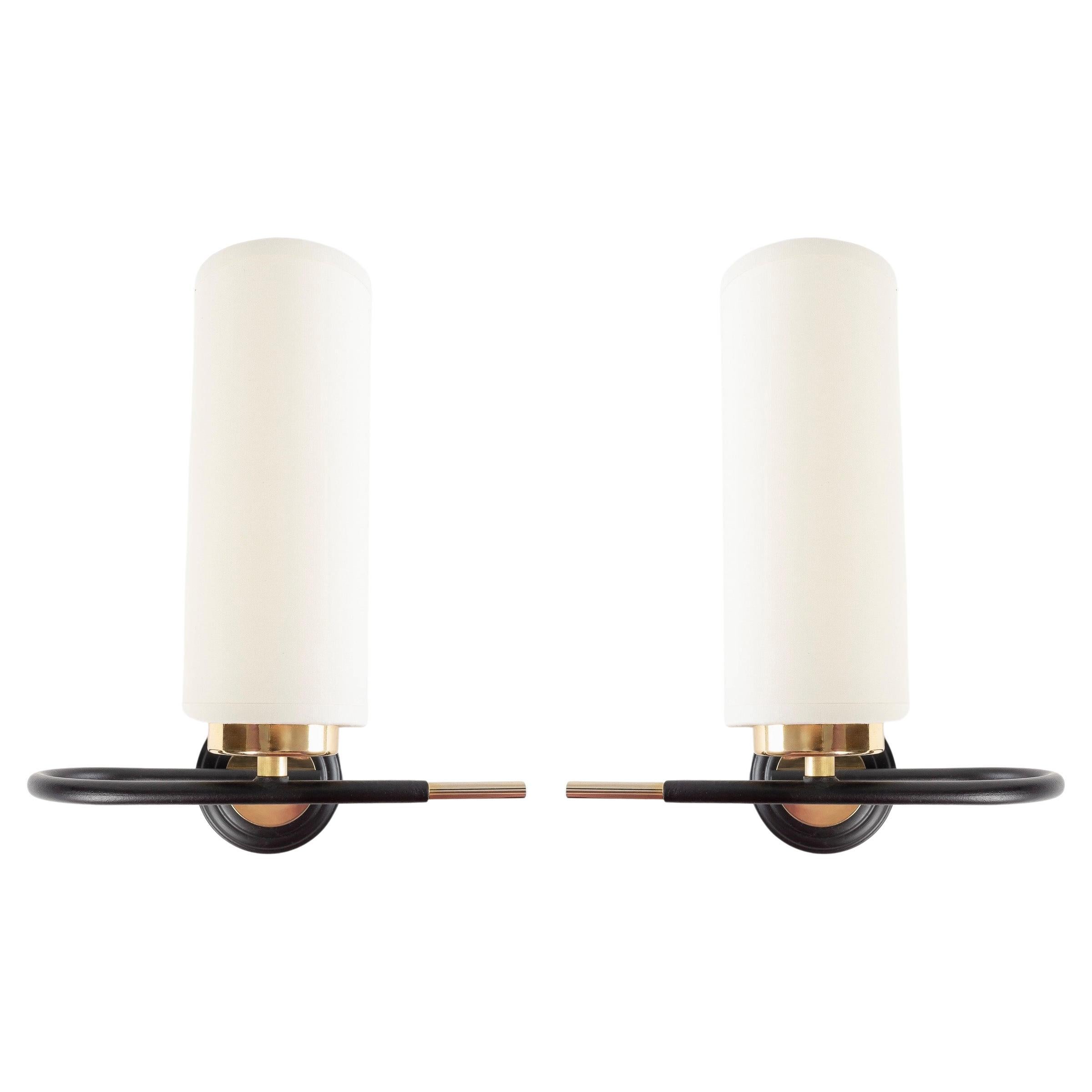 1950 Pair of Sconces Maison Arlus For Sale at 1stDibs