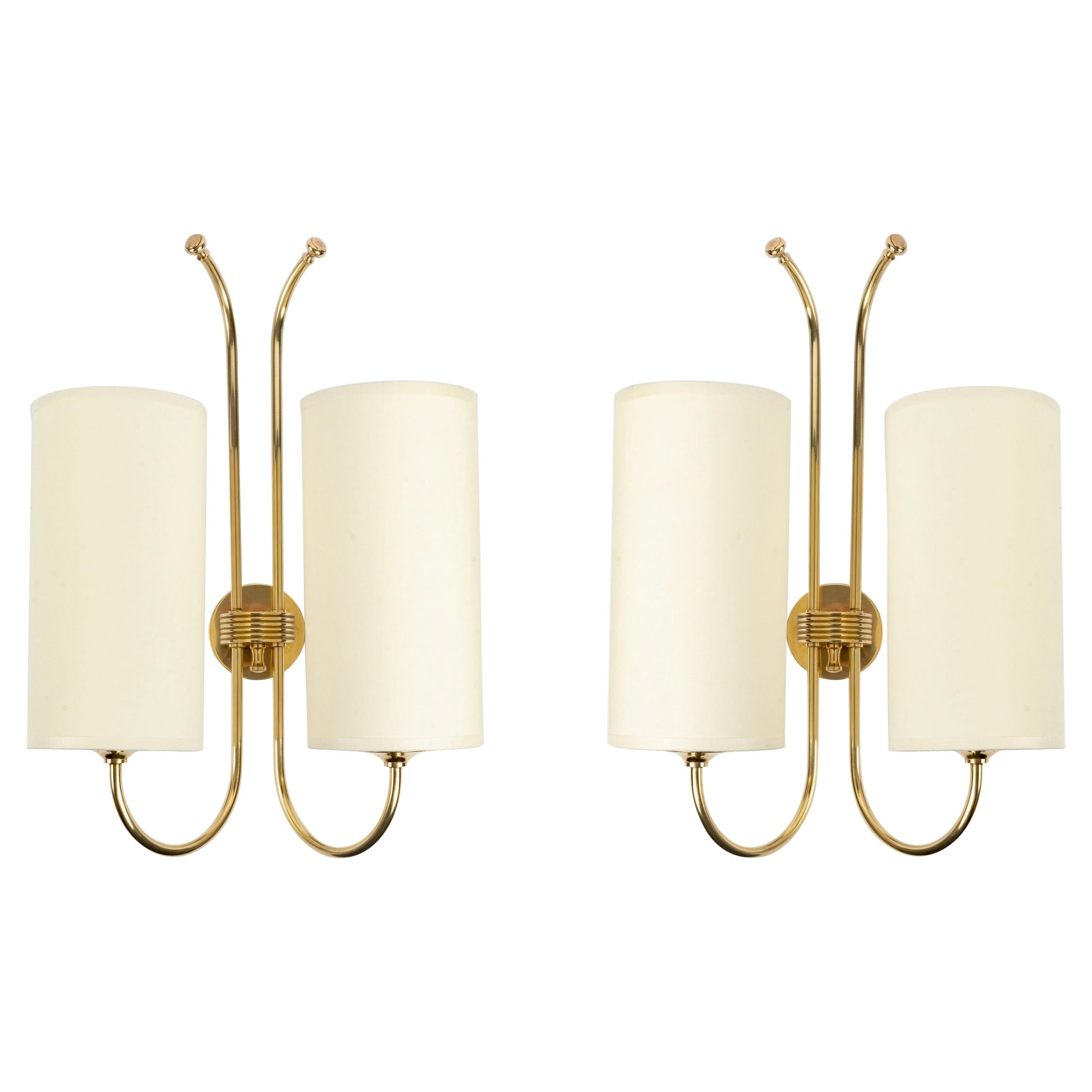 Vertical Sconce Pair - For Sale on 1stDibs