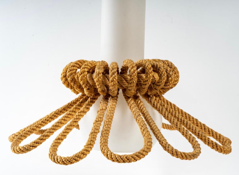 1950 Rare Rope Suspension by Adrien Audoux and Frida Minet For Sale at ...