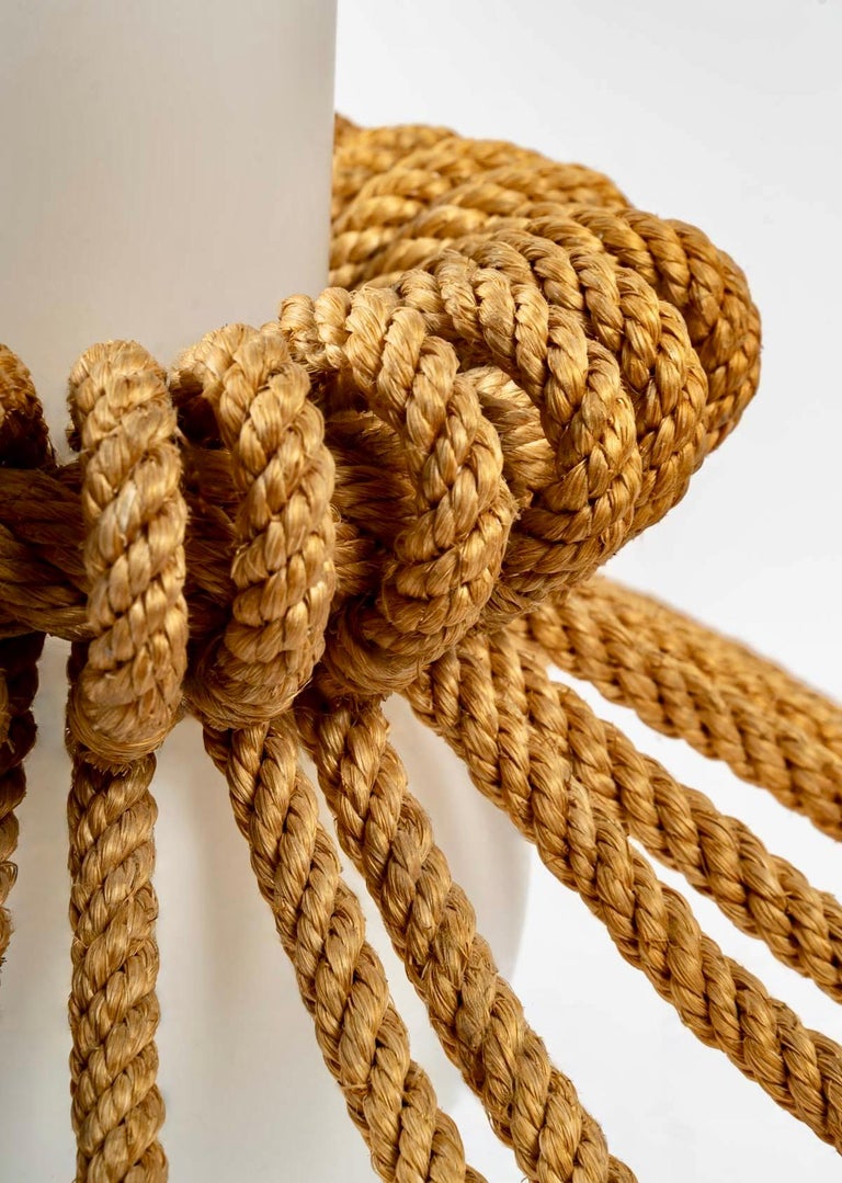 1950 Rare Rope Suspension by Adrien Audoux and Frida Minet For Sale at ...