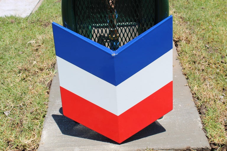 1950s Chevron Porcelain Logo For Sale at 1stDibs