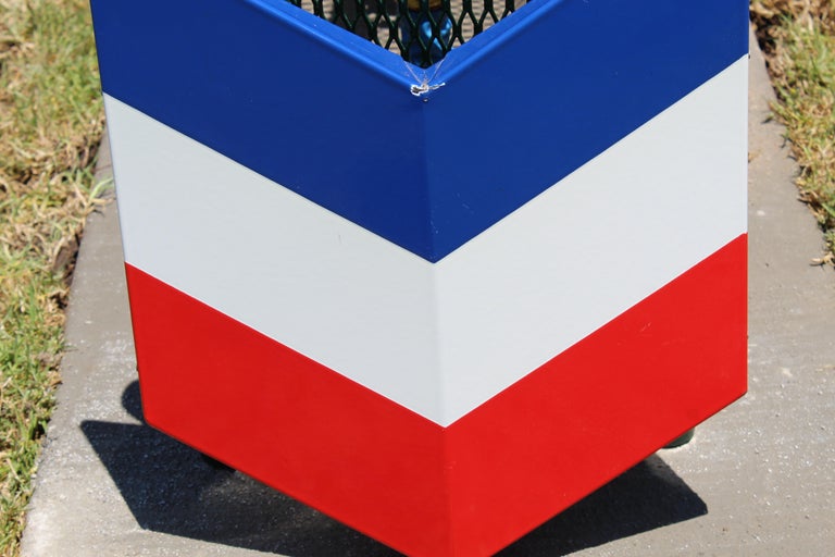 1950s Chevron Porcelain Logo For Sale at 1stDibs
