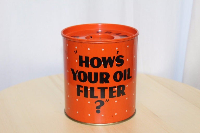 1950s-1960s Fram Oil Filter Cigarette Lighter, Ashtray and Coin Bank ...