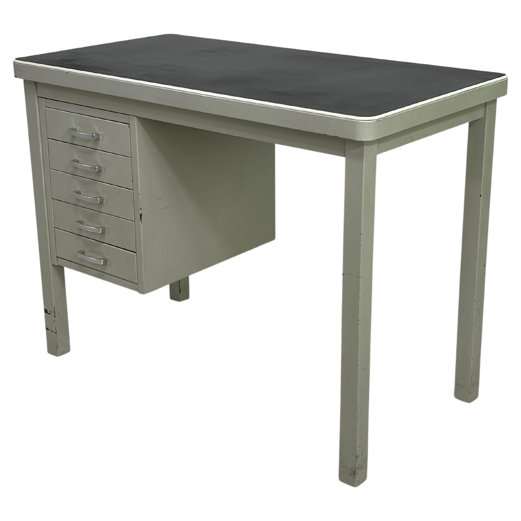 Gorgeous Industrial Metal Watchmaker's Desk at 1stDibs