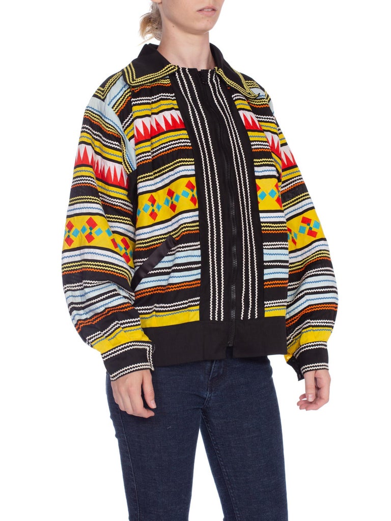1970S Black Seminole Indian Native American Florida Patchwork Jacket at ...