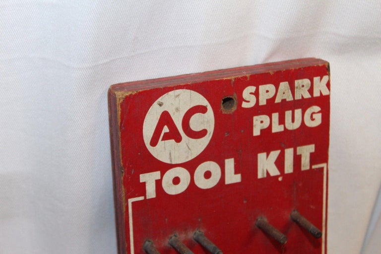 1950s AC Spark Plug Tool Holder Vintage Display For Sale at 1stDibs ...