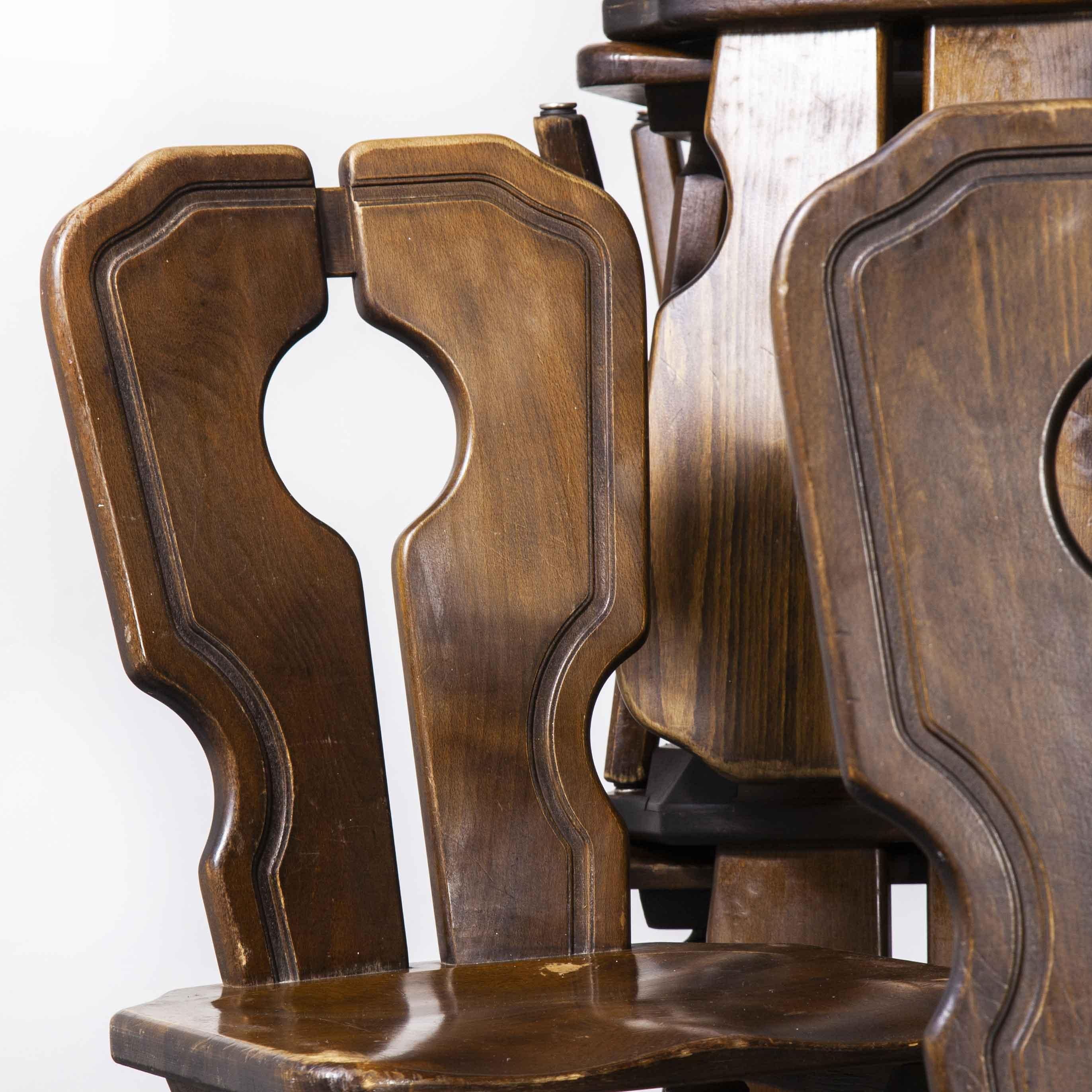 1950's Alsace Regional Open Back Dining Chair, Various Quantities ...
