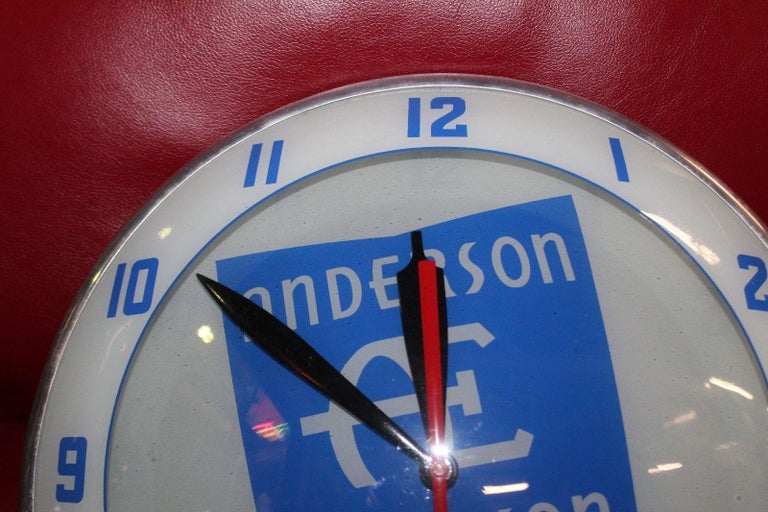 1950s Anderson Erickson Dairy Advertising Double Bubble Clock For Sale ...