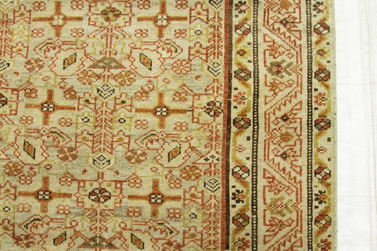 1950s Antique Persian Rug Malayer Style with Exquisite Geometric ...