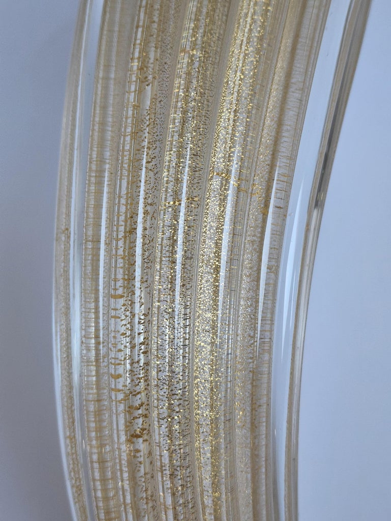 1950s Archimede Seguso Gold Dust Infused Glass Floor Lamp, Italy For ...