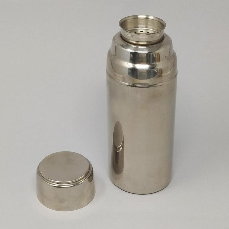 1950s, Astonishing Italian Cocktail Shaker in Stainless Steel For Sale ...